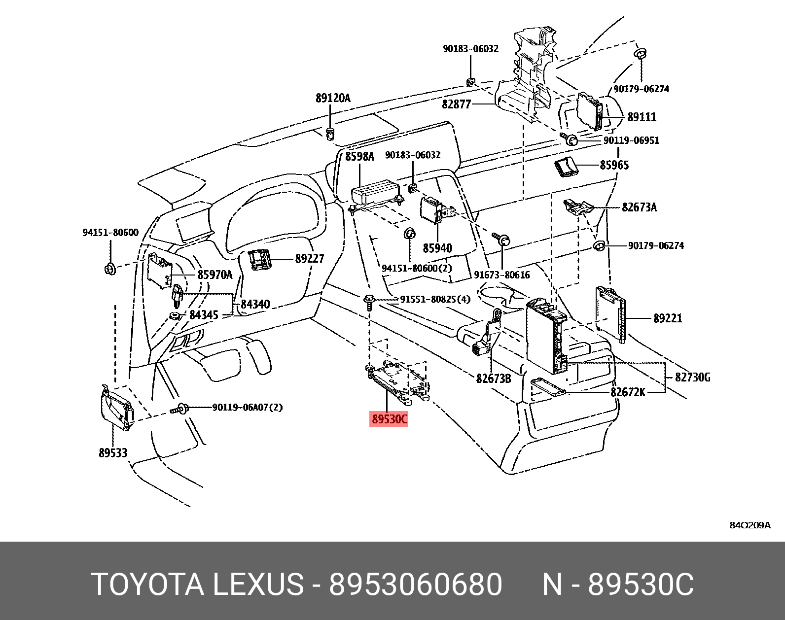 89530-60680 GENUINE TOYOTA 8953060680, LAND CRUISER 202107 -, FJA300 ...