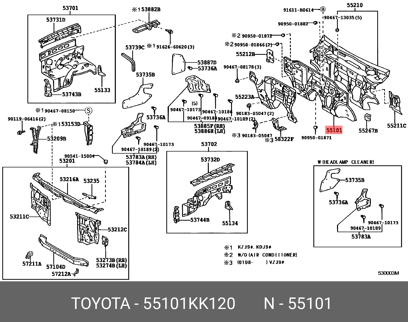 TOYOTA HILUX 202108- GENUINE PARTS