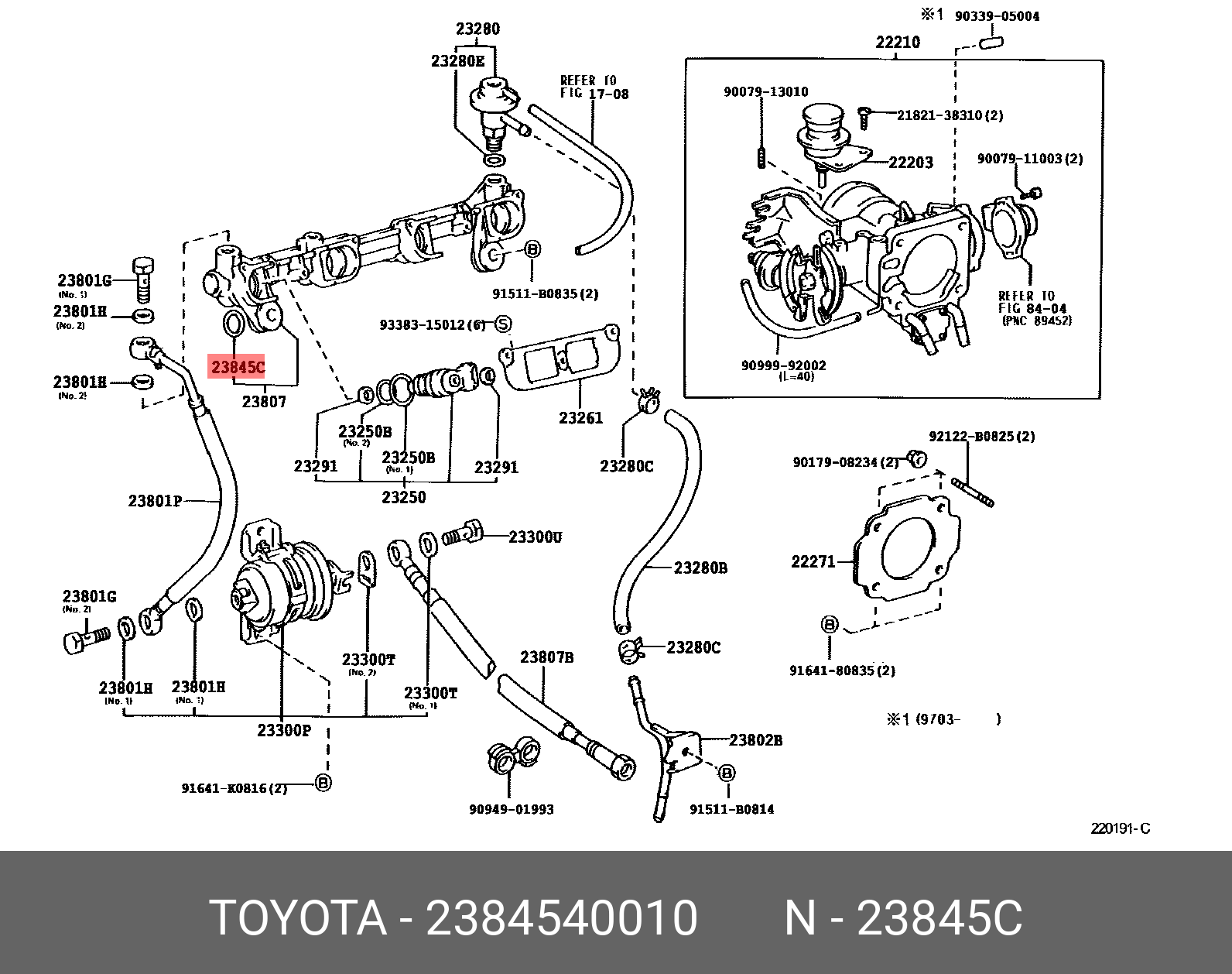 23845-40010 GENUINE TOYOTA 2384540010, RAIZE 201910-, A200A, A201A ...