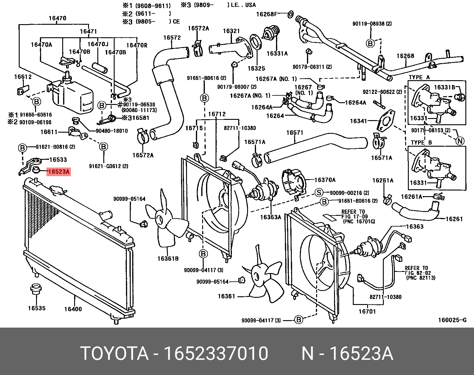 16523-37010 GENUINE TOYOTA 1652337010, COROLLA CROSS 202108 -, ZSG10 ...