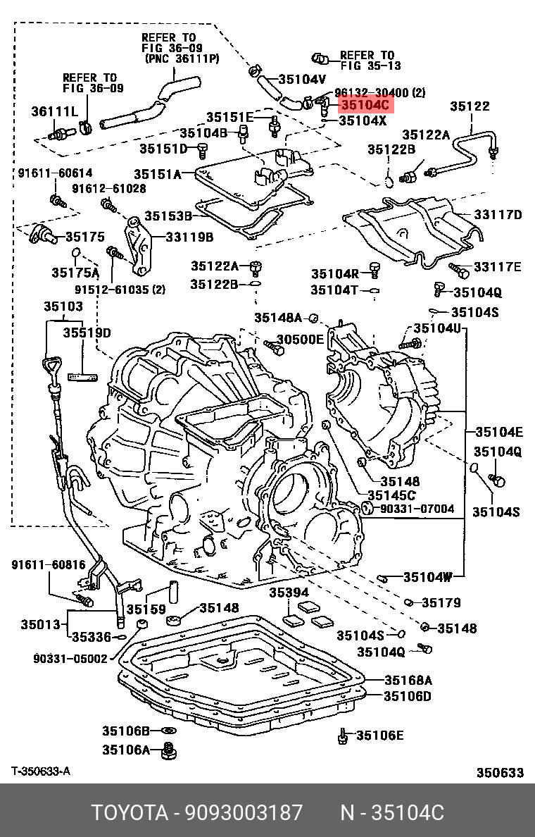 90930-03187 GENUINE TOYOTA 9093003187, HARRIER/ HYBRID 201312-202005 ...
