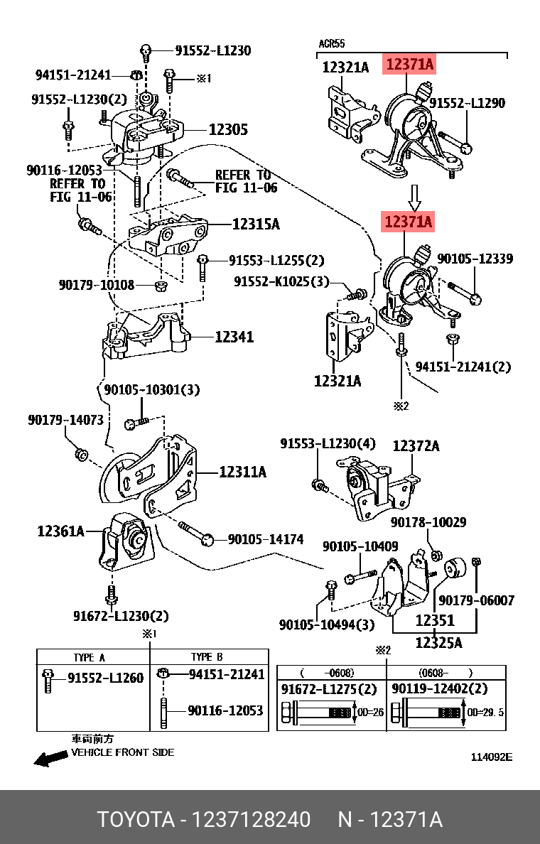 12371-28240 GENUINE TOYOTA 1237128240, ALPHARD/ VELLFIRE/ HV 200804 ...