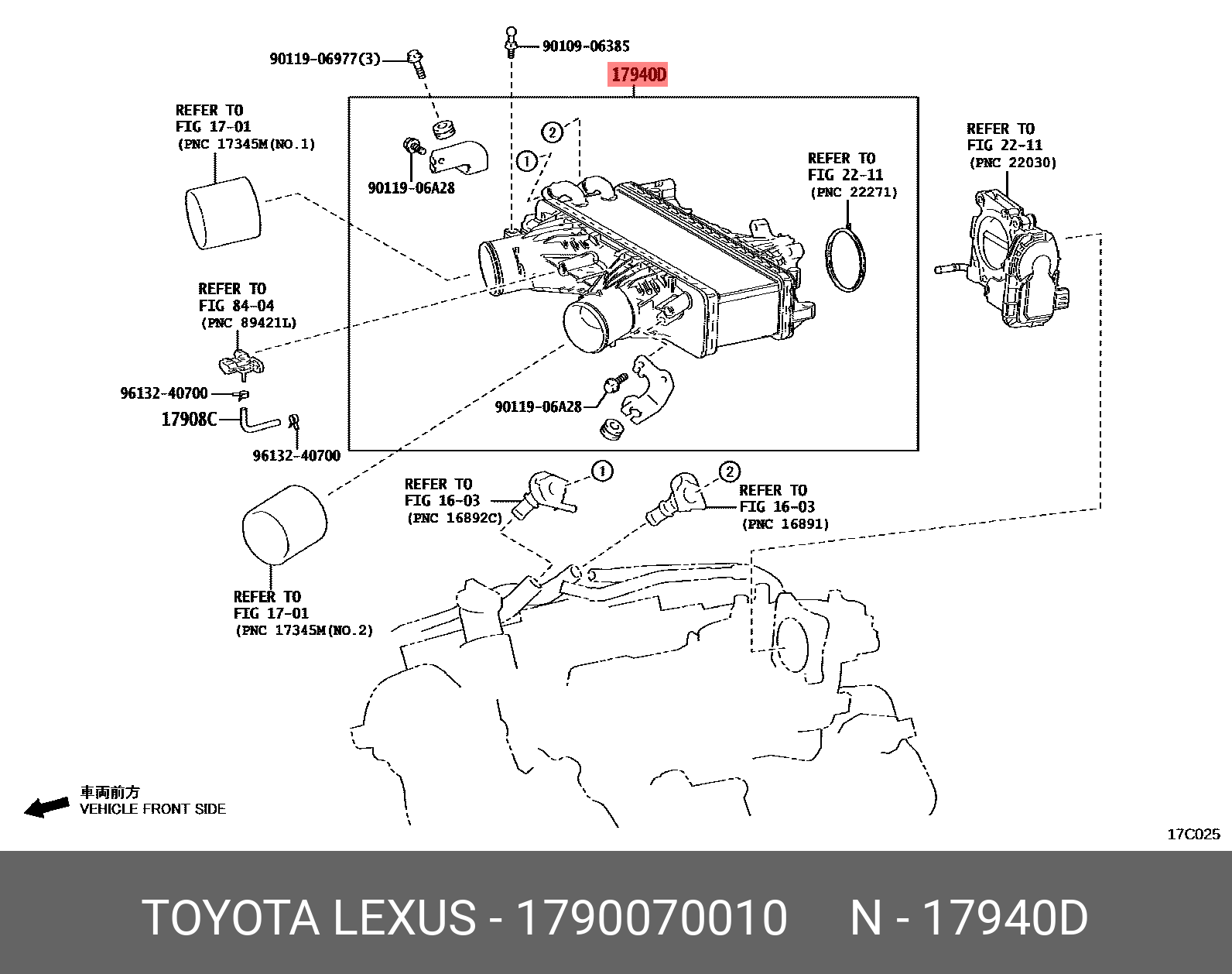 17900-70010 GENUINE TOYOTA 1790070010, LAND CRUISER 202107 -, FJA300 ...