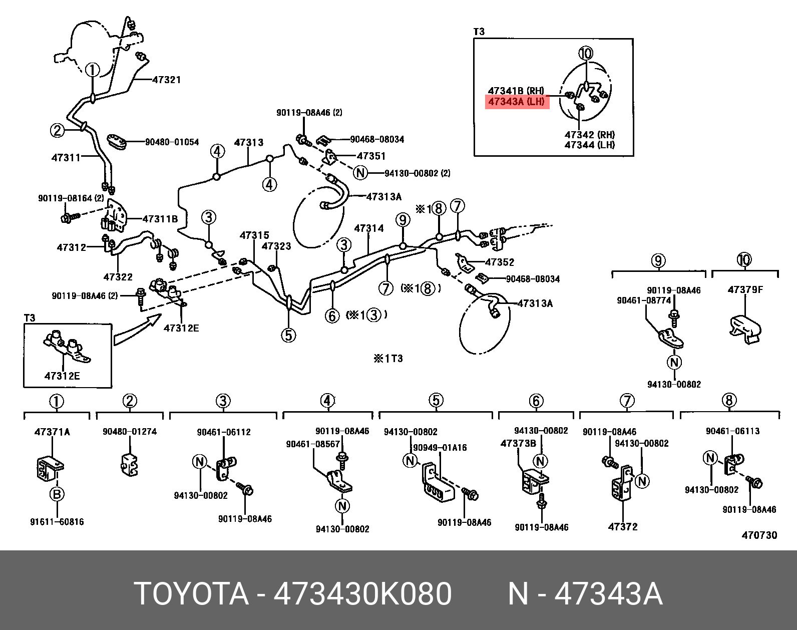 TOYOTA HILUX 202006- GENUINE PARTS