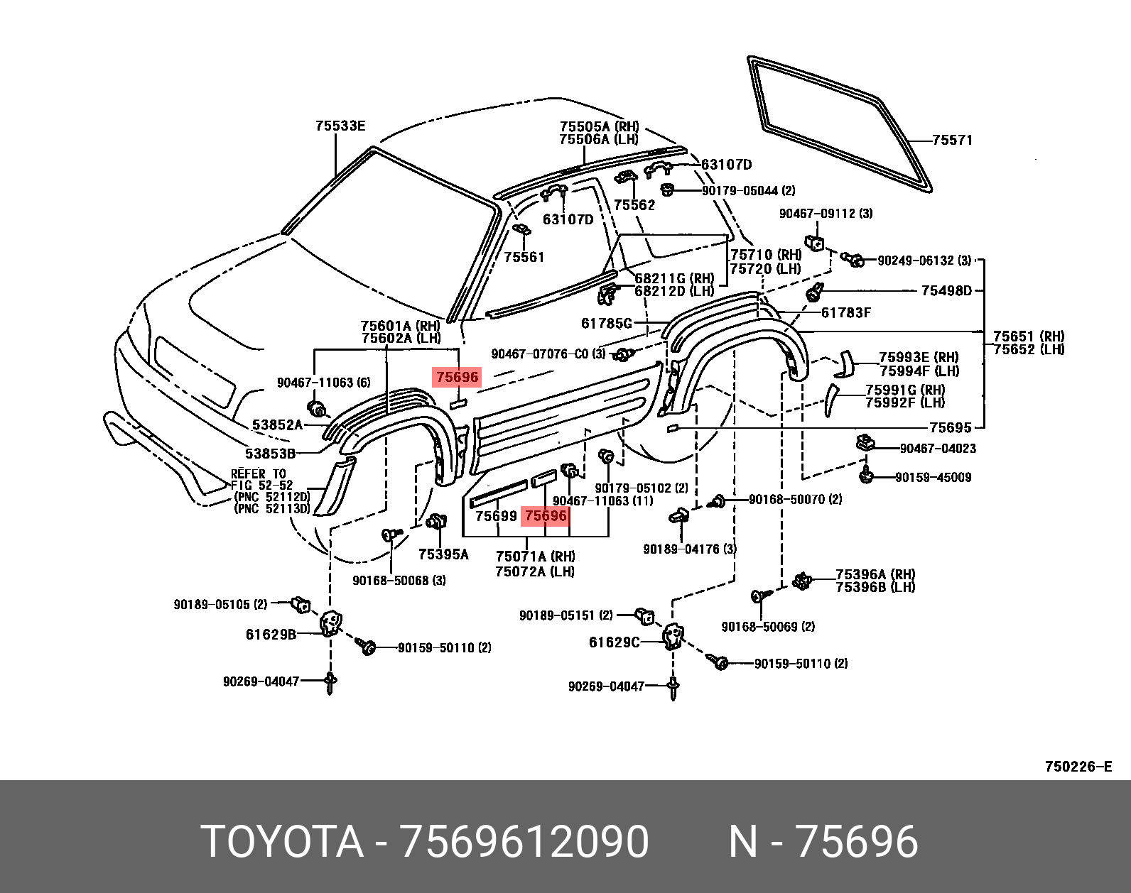Toyota corolla exterior parts store