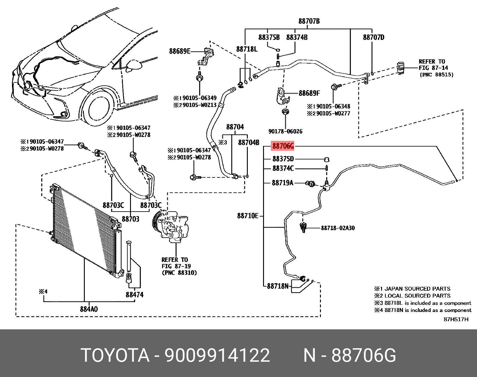 90099-14122 GENUINE TOYOTA 9009914122, LAND CRUISER 202107 -, FJA300 ...