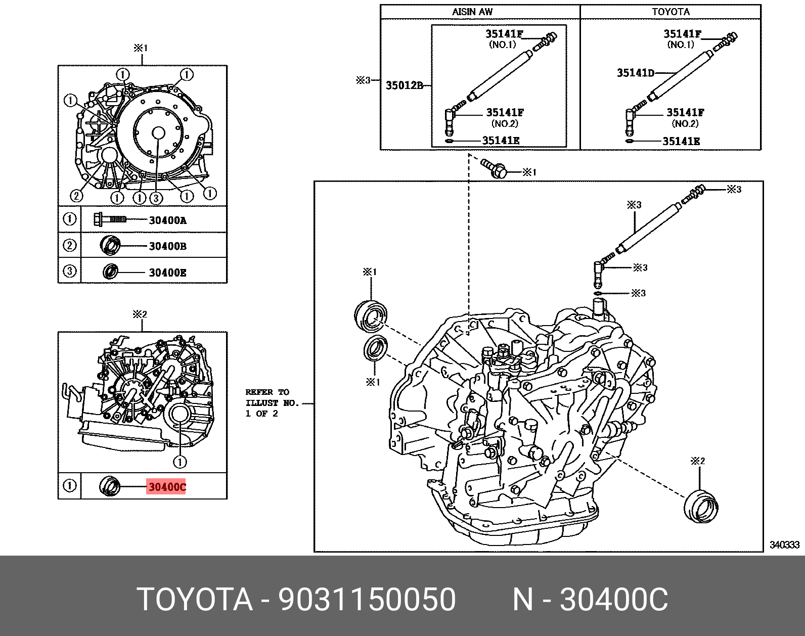 90311-50050 GENUINE TOYOTA 9031150050, ALPHARD/ VELLFIRE/ HV 201501 ...