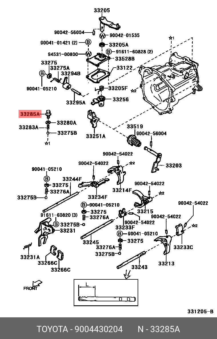 90044-30204 GENUINE TOYOTA 9004430204, RAIZE 201910-, A200A, A201A ...