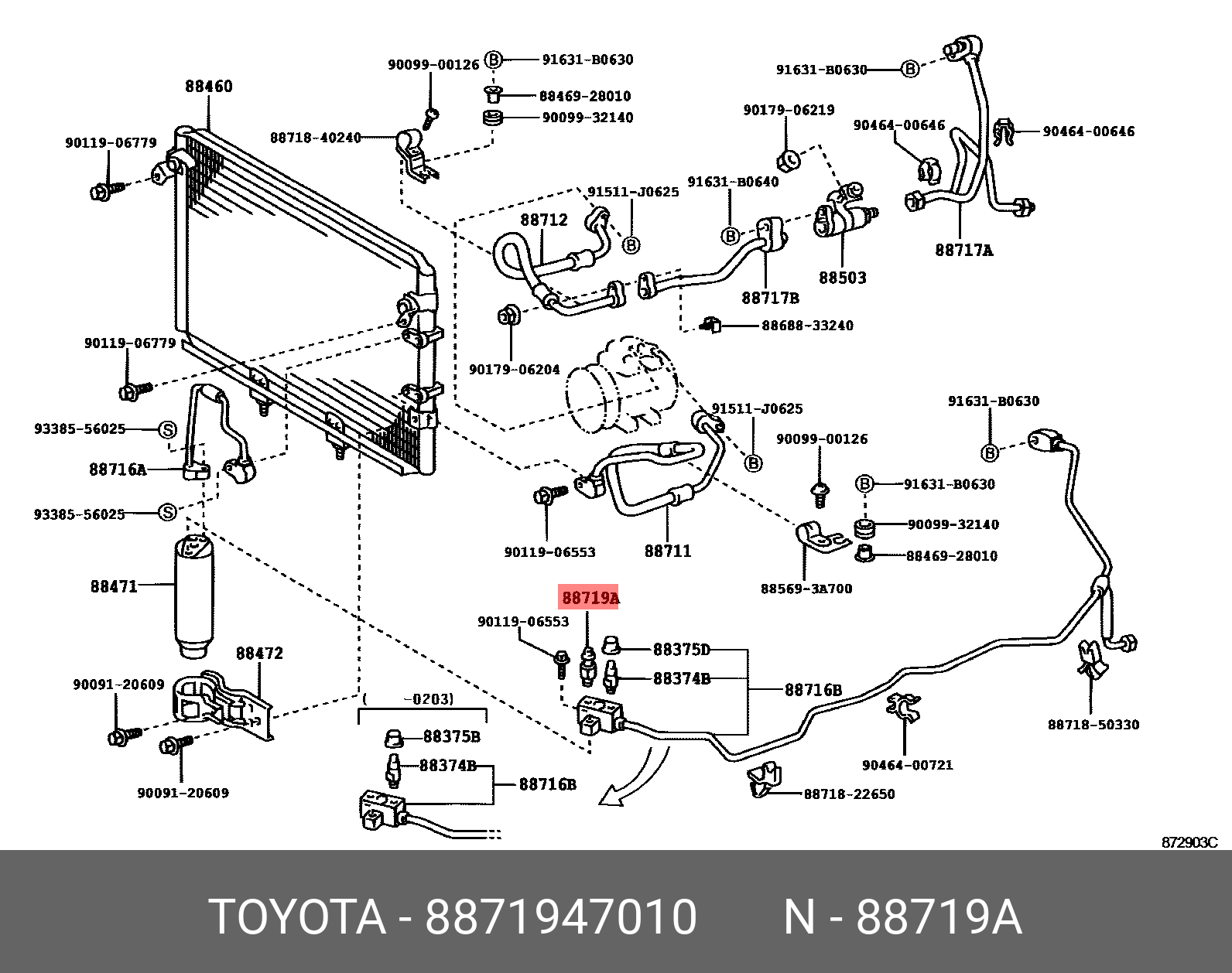 88719-47010 GENUINE TOYOTA 8871947010, COROLLA CROSS 202108 -, ZSG10 ...