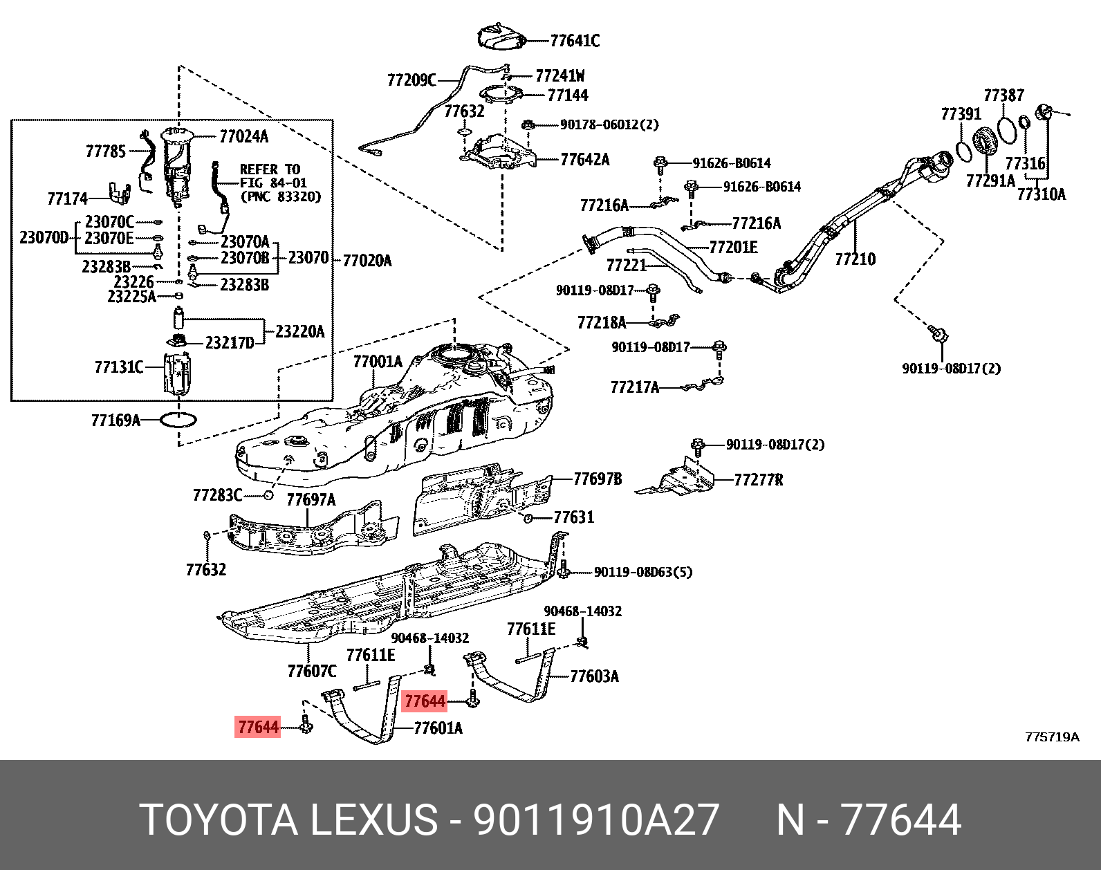90119-10A27 GENUINE TOYOTA 9011910A27, LAND CRUISER 202107 -, FJA300 ...