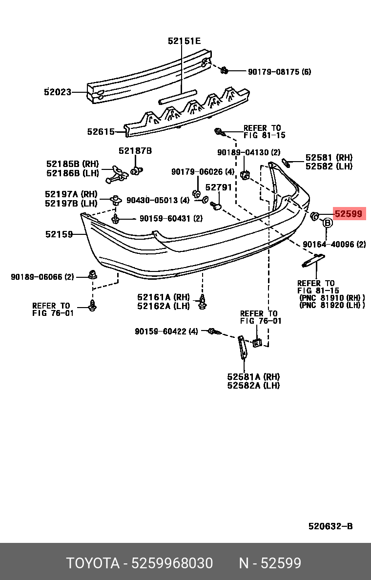 52599-68030 GENUINE TOYOTA 5259968030, COROLLA CROSS 202108 -, ZSG10 ...