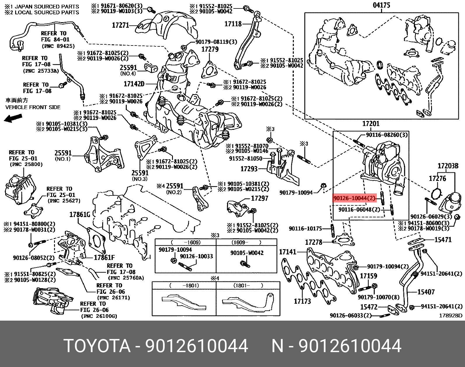 90126-10044 GENUINE TOYOTA 9012610044, RAIZE 201910-, A200A, A201A ...
