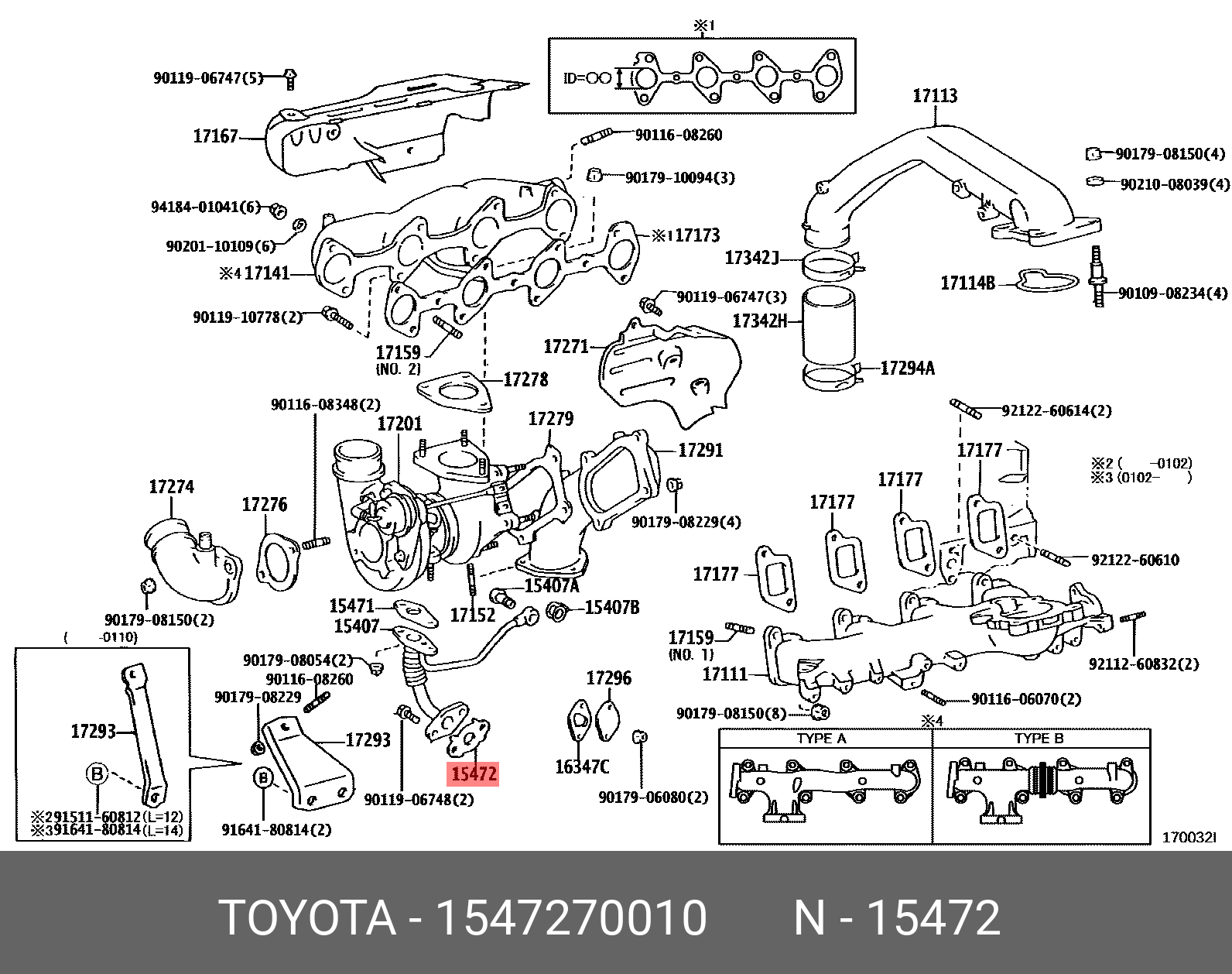 15472-70010 GENUINE TOYOTA 1547270010, LAND CRUISER 202107 -, FJA300 ...