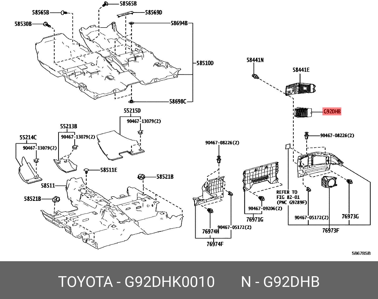 G92DH-K0010 GENUINE TOYOTA G92DHK0010, YARIS 202002-, KSP210, MXPA1 ...