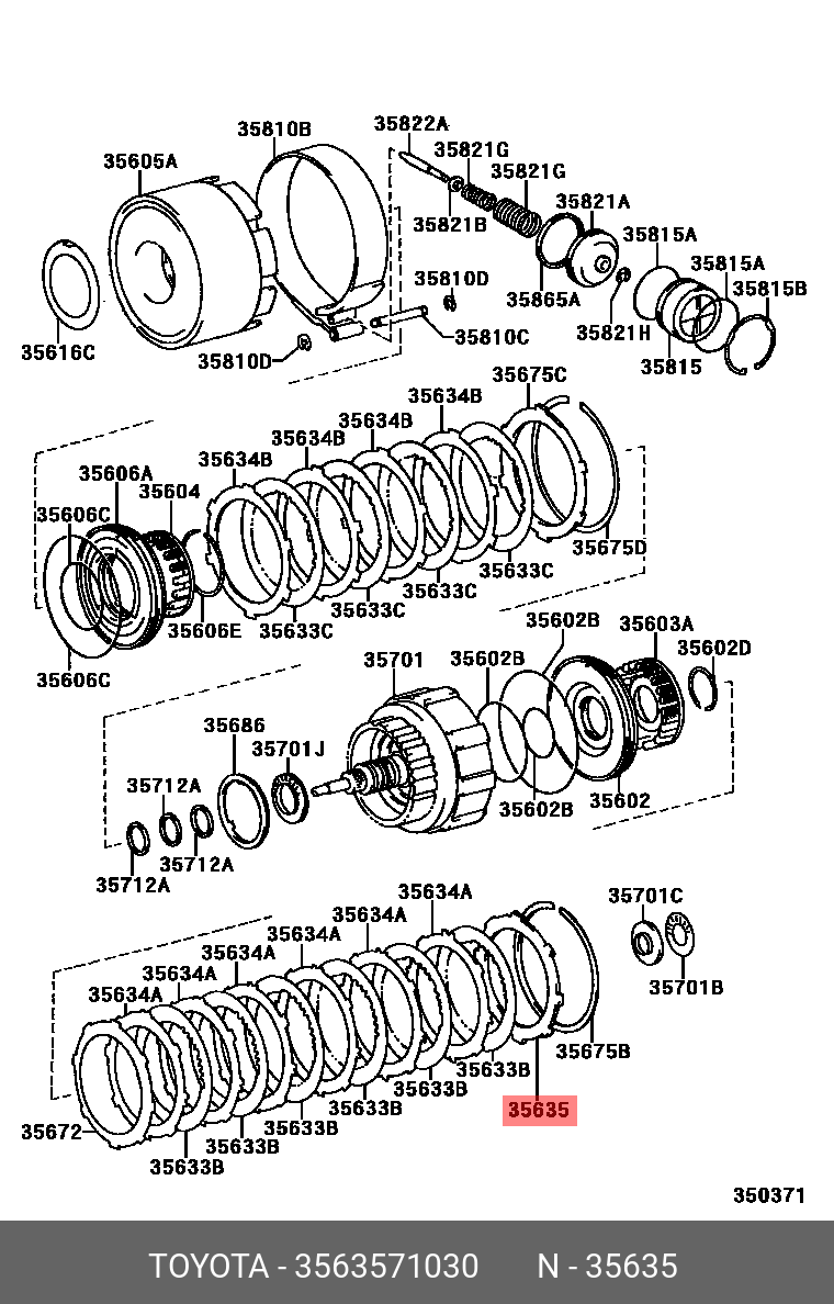 35635-71030 GENUINE TOYOTA 3563571030, HILUX 202108-, GUN125, FLANGE ...