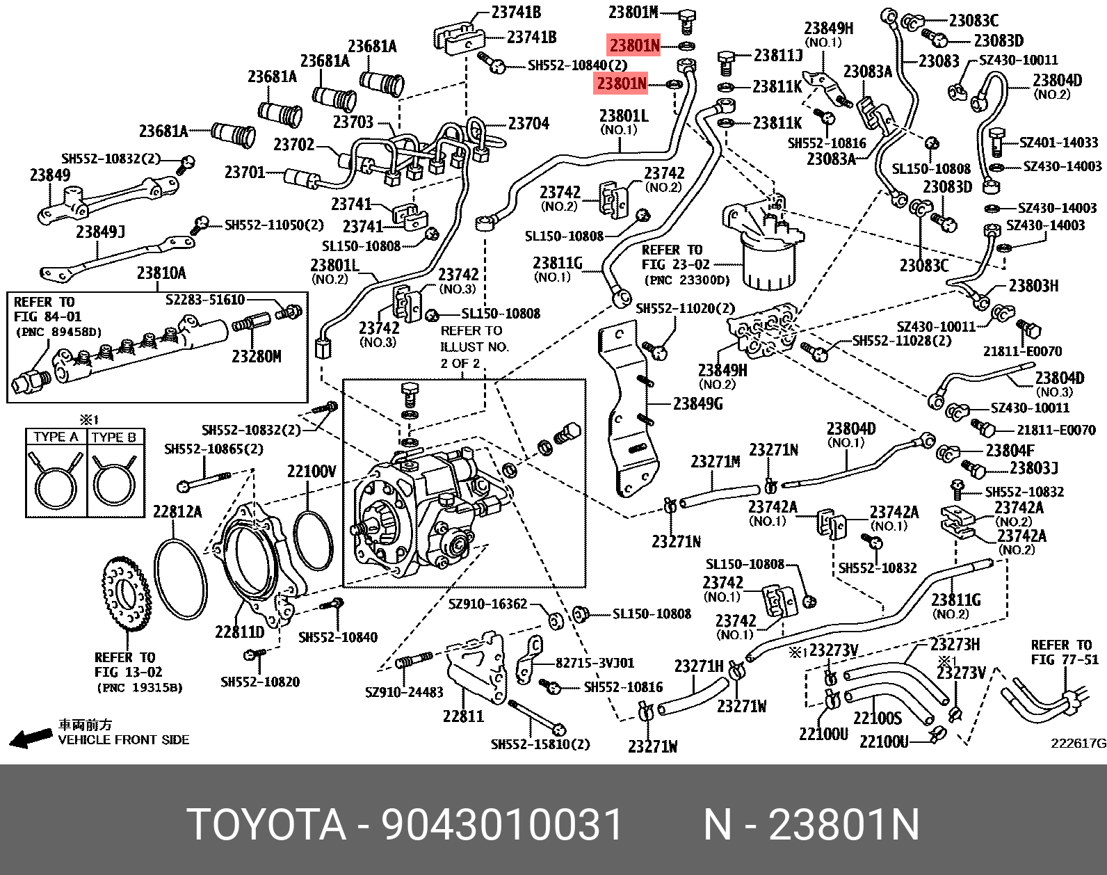90430-10031 GENUINE TOYOTA 9043010031, LAND CRUISER 202107 -, FJA300 ...