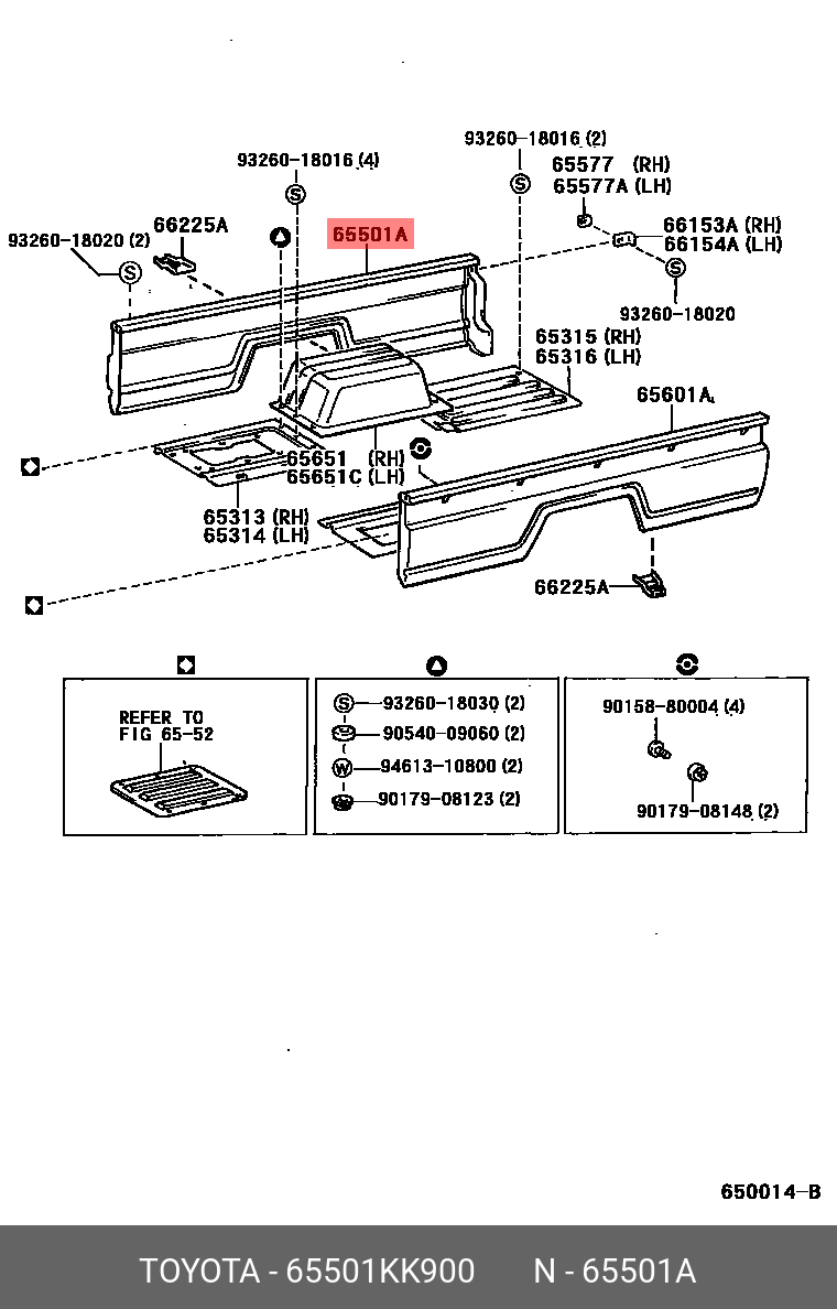 TOYOTA HILUX 201708- GENUINE PARTS