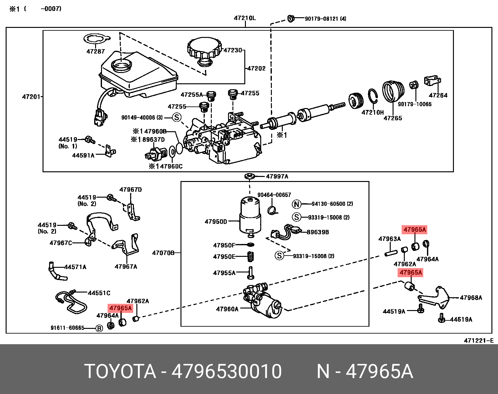 47965-30010 GENUINE TOYOTA 4796530010, COROLLA CROSS 202108 -, ZSG10 ...