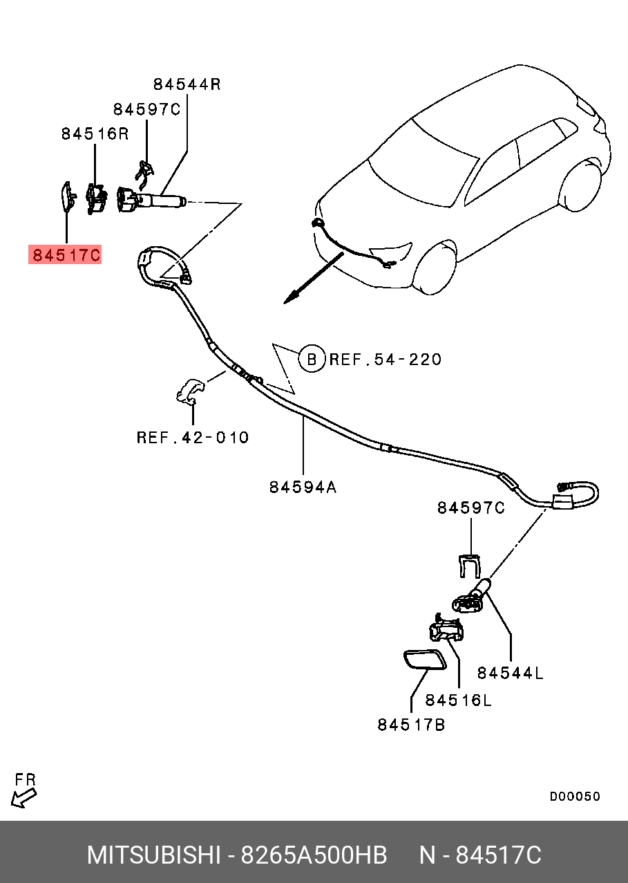 Genuine OE Plug Plastic 8265A500HB for Mitsubishi 8265A-500HB online ...