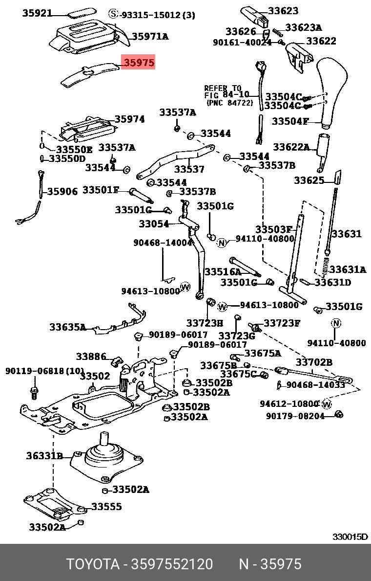 35975-52120 GENUINE TOYOTA 3597552120, ALPHARD/ VELLFIRE/ HV 201501 ...