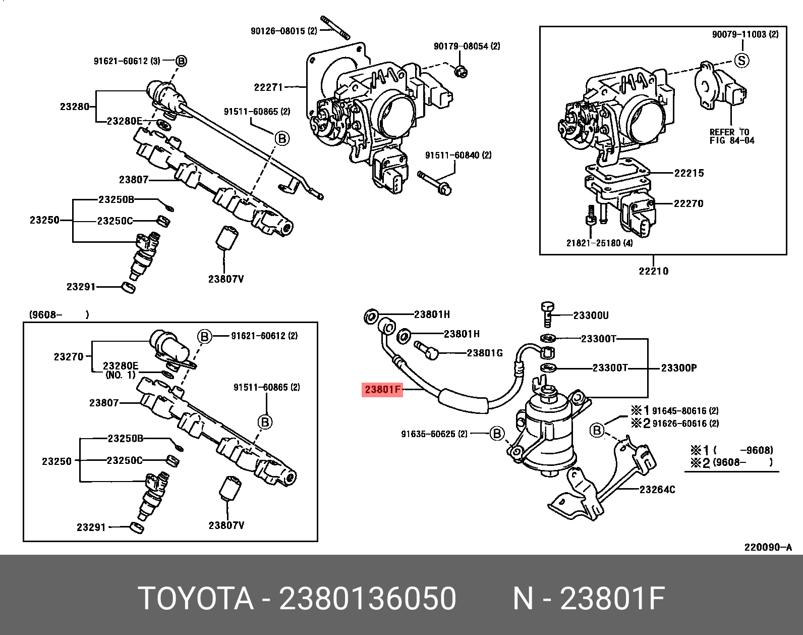 23801-36050 GENUINE TOYOTA 2380136050, HARRIER/ HYBRID 201312-202005 ...