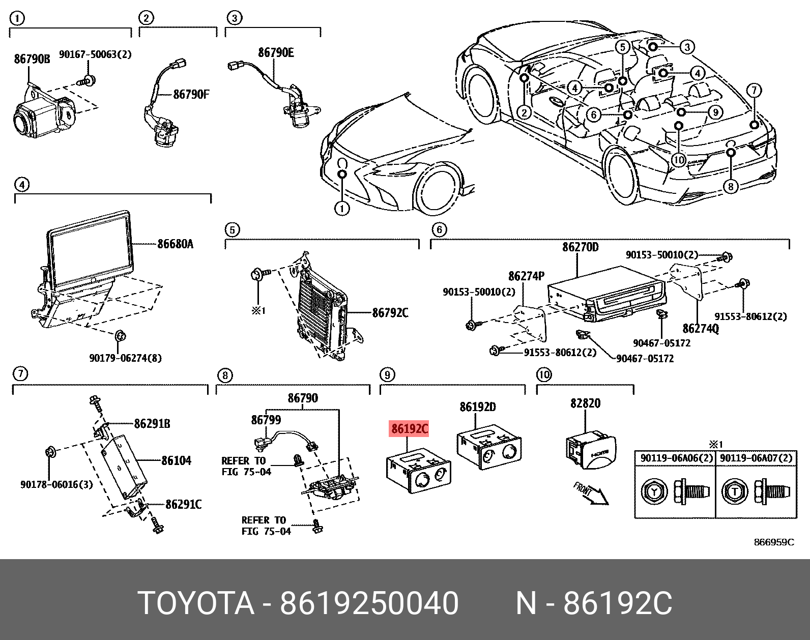 TOYOTA LAND CRUISER 202107- GENUINE PARTS