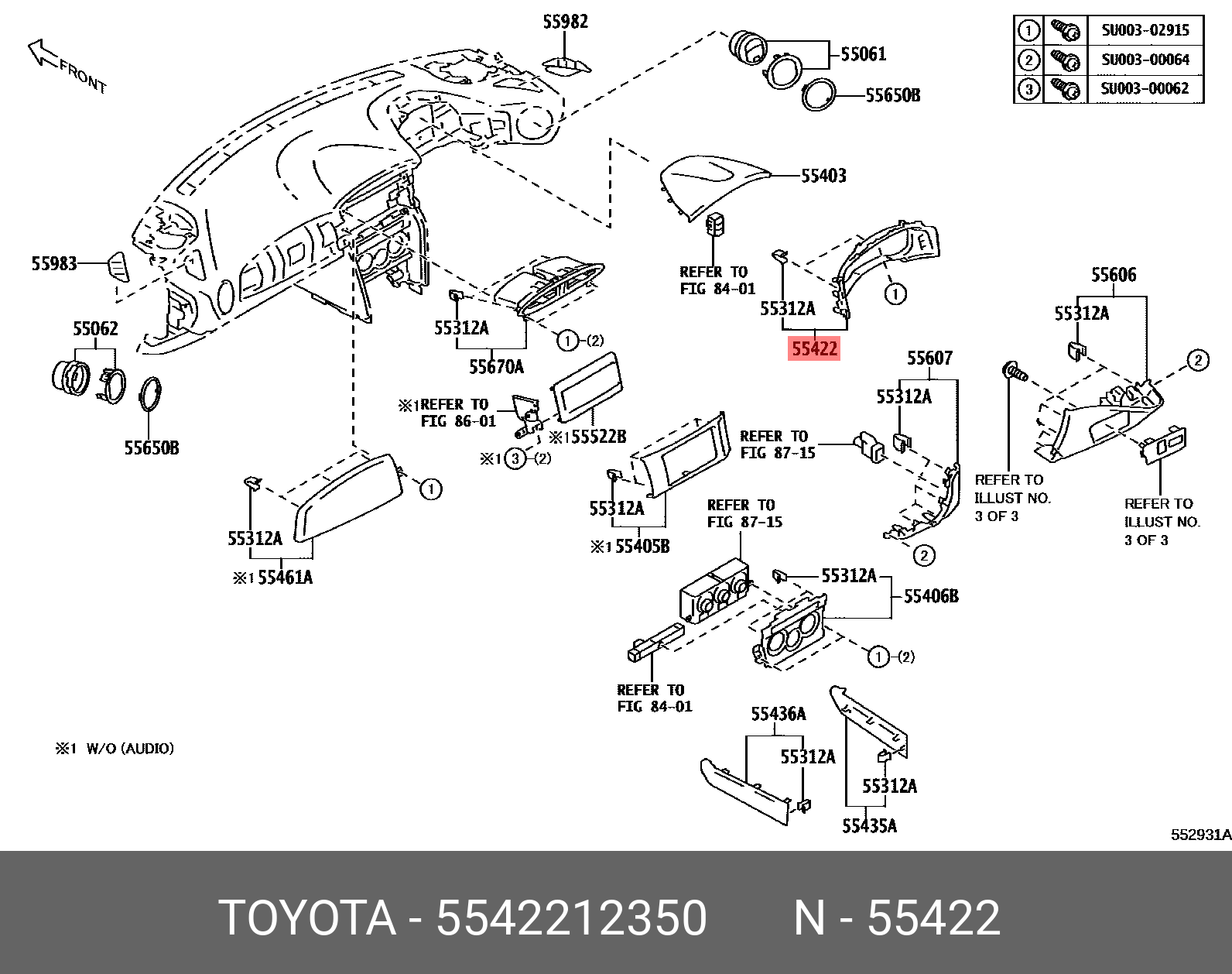 55422-12350 GENUINE TOYOTA 5542212350, COROLLA CROSS 202108 -, ZSG10 ...