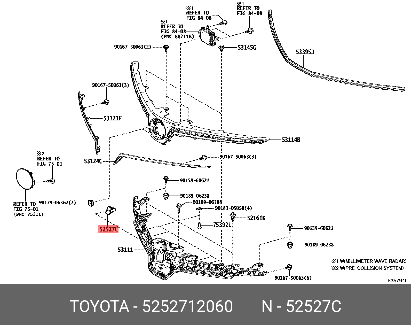 52527-12060 GENUINE TOYOTA 5252712060, COROLLA 201908-, MZEA12, NRE210 ...