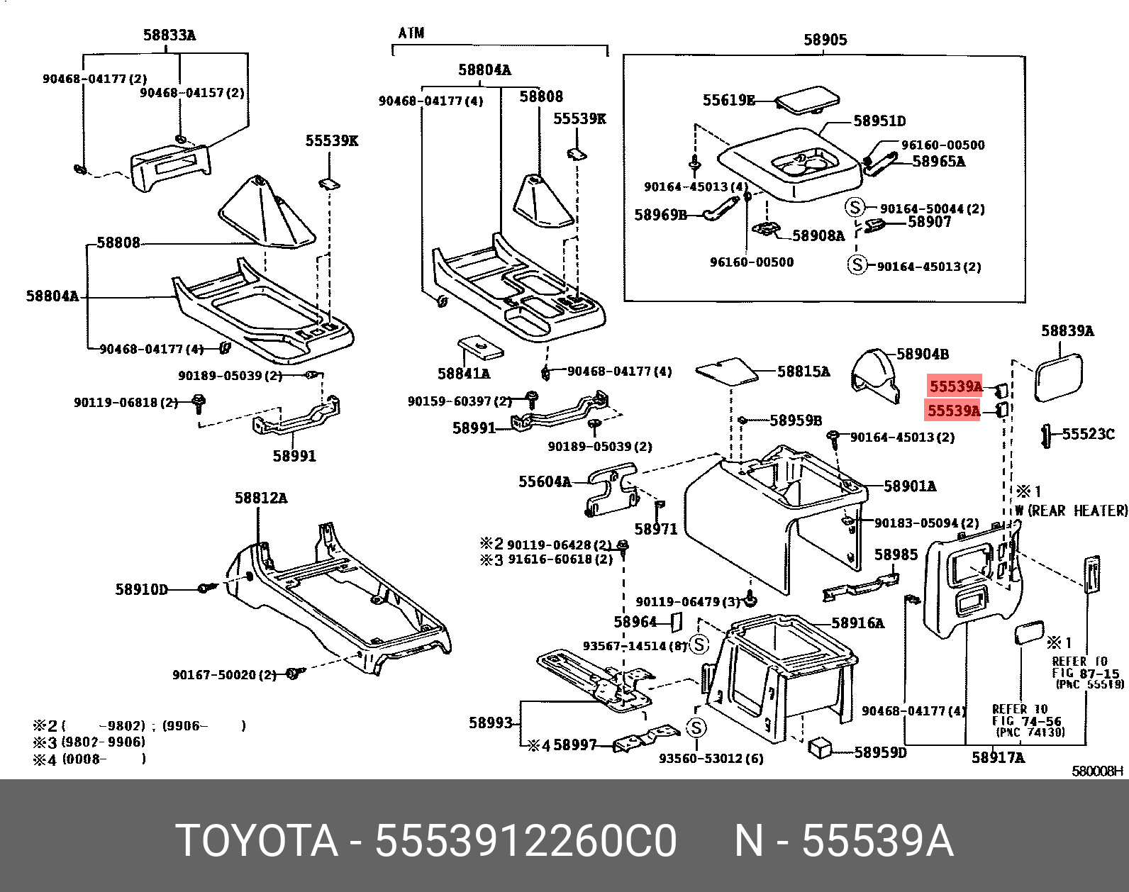 TOYOTA AQUA 202106- GENUINE PARTS