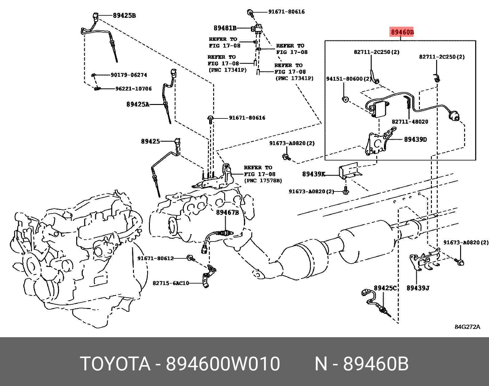 89460-0W010 GENUINE TOYOTA LAND CRUISER PRADO 200908 - 201708, SENSOR ...