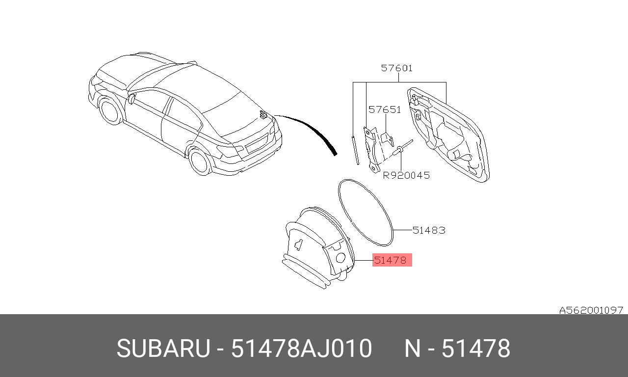 subaru 51478aj010 online kaufen | eBay