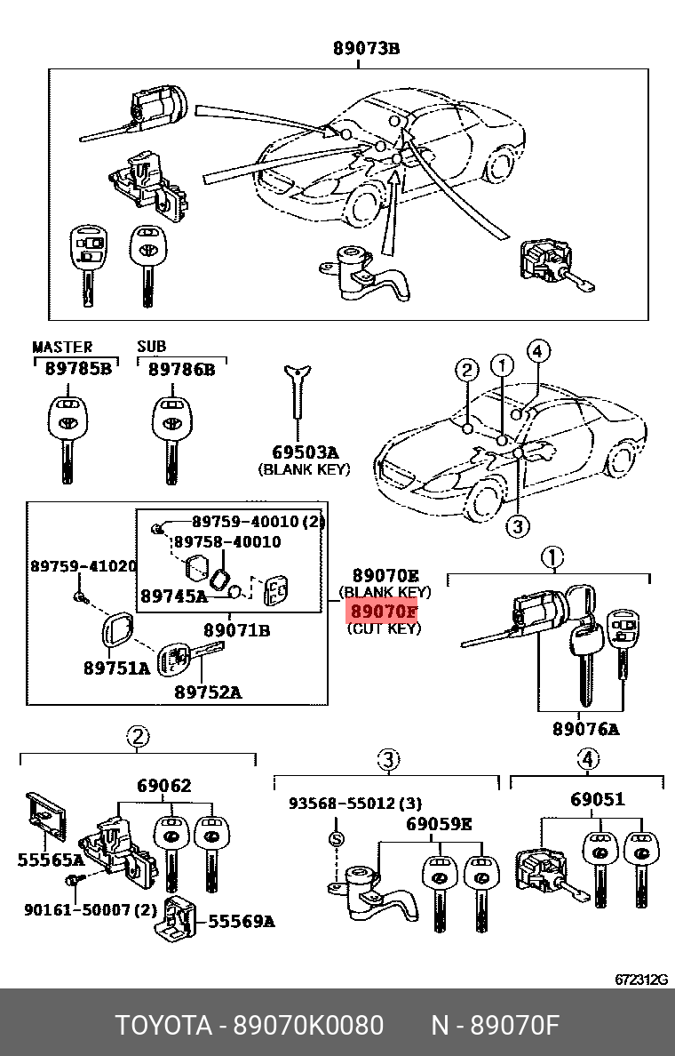 89070-K0080 GENUINE TOYOTA 89070K0080, YARIS 202002-, KSP210, MXPA1 ...