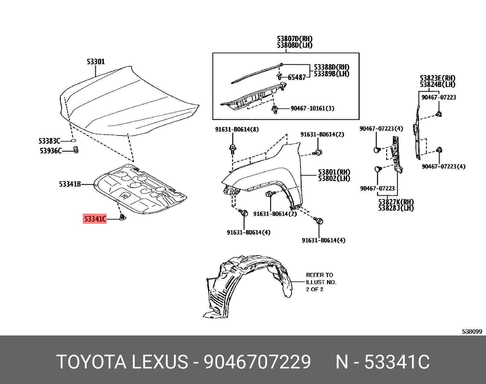 90467-07229 GENUINE TOYOTA 9046707229, LAND CRUISER 202107 -, FJA300 ...