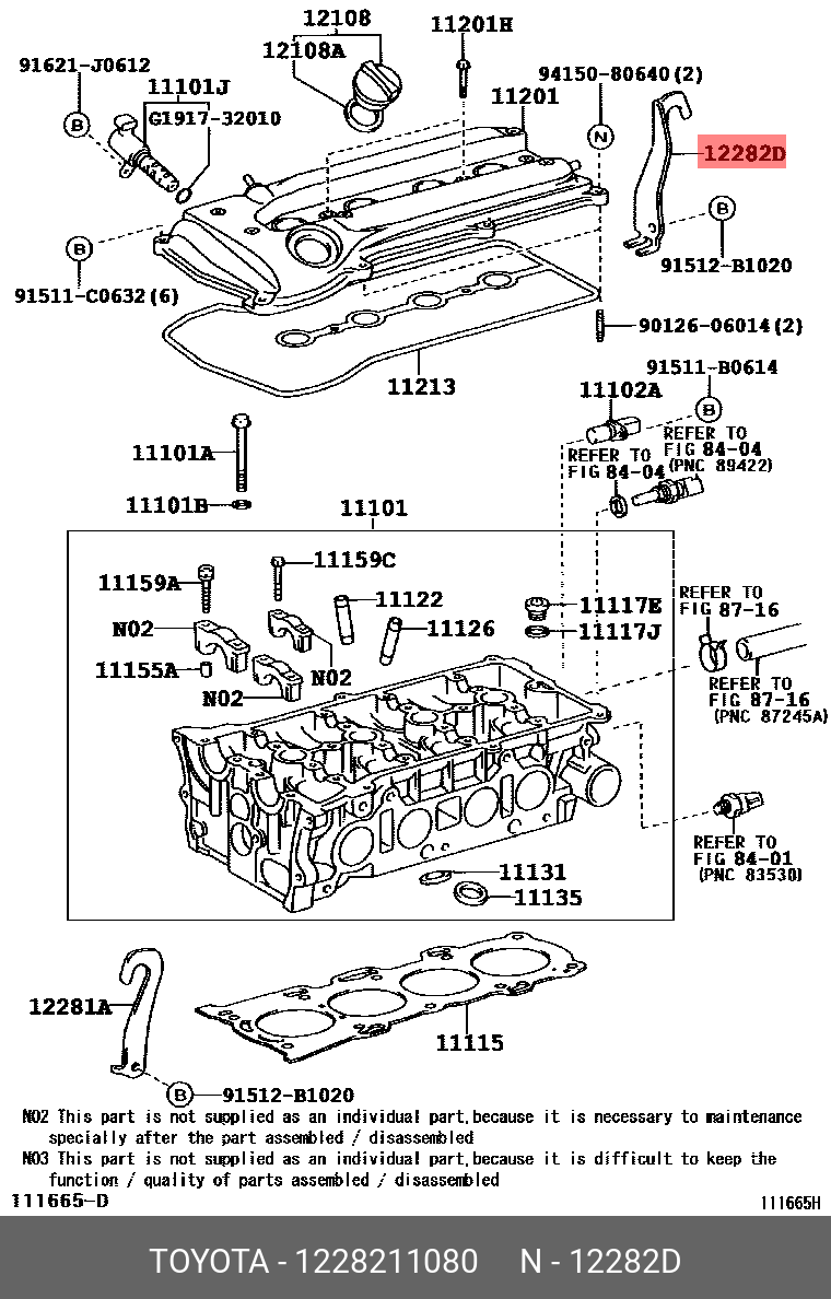 12282-11080 GENUINE TOYOTA LAND CRUISER PRADO 201708-, HANGER, ENGINE ...