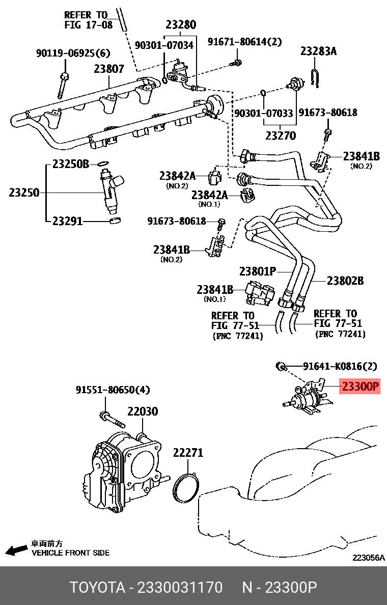 23300-31170 GENUINE TOYOTA LAND CRUISER 201408 - 201507, FILTER, FUEL ...